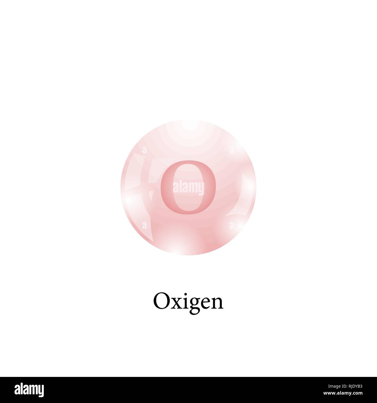 Oxigen element Stock Vector Images - Alamy