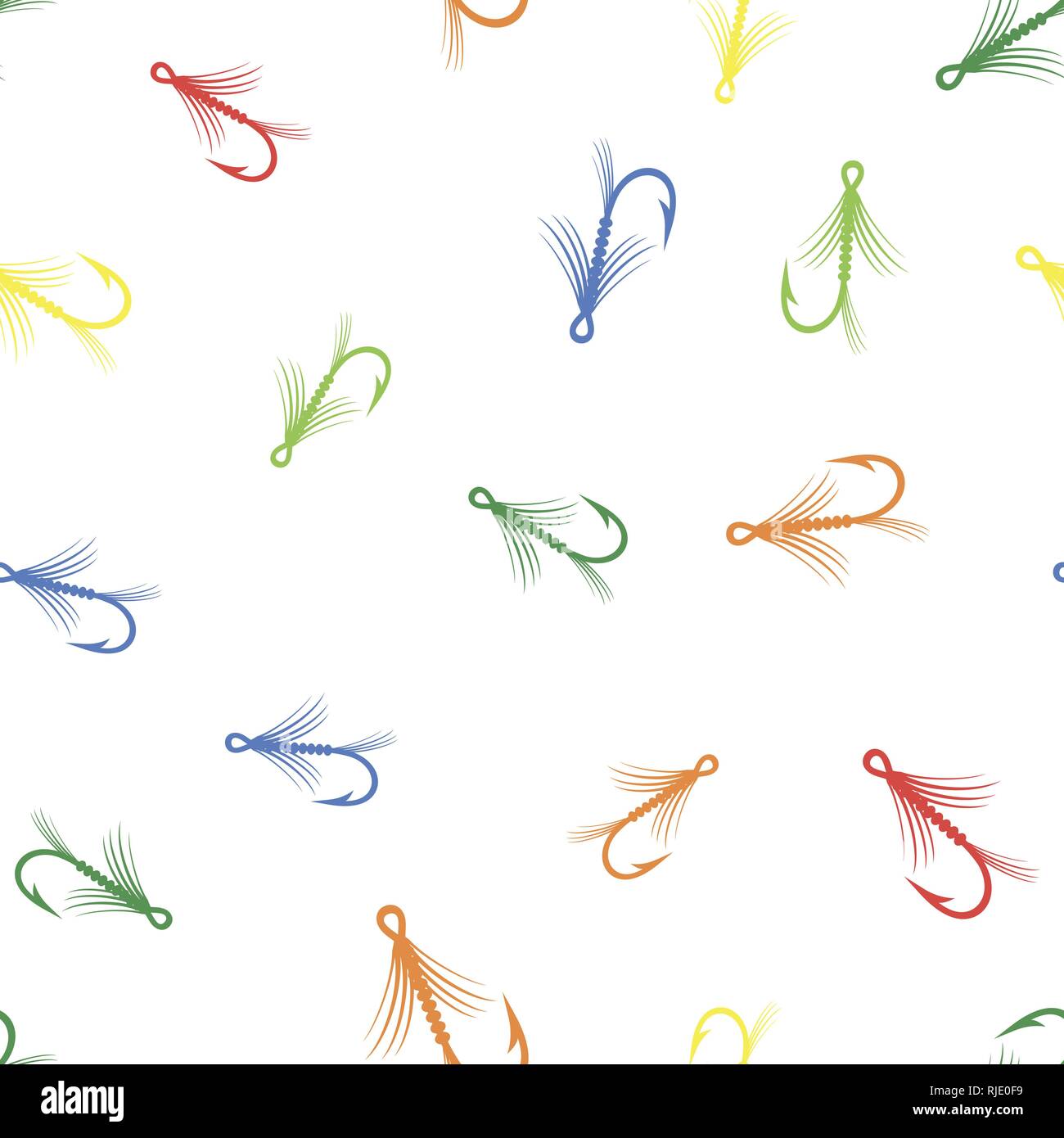 Treble hook Stock Vector Images - Alamy