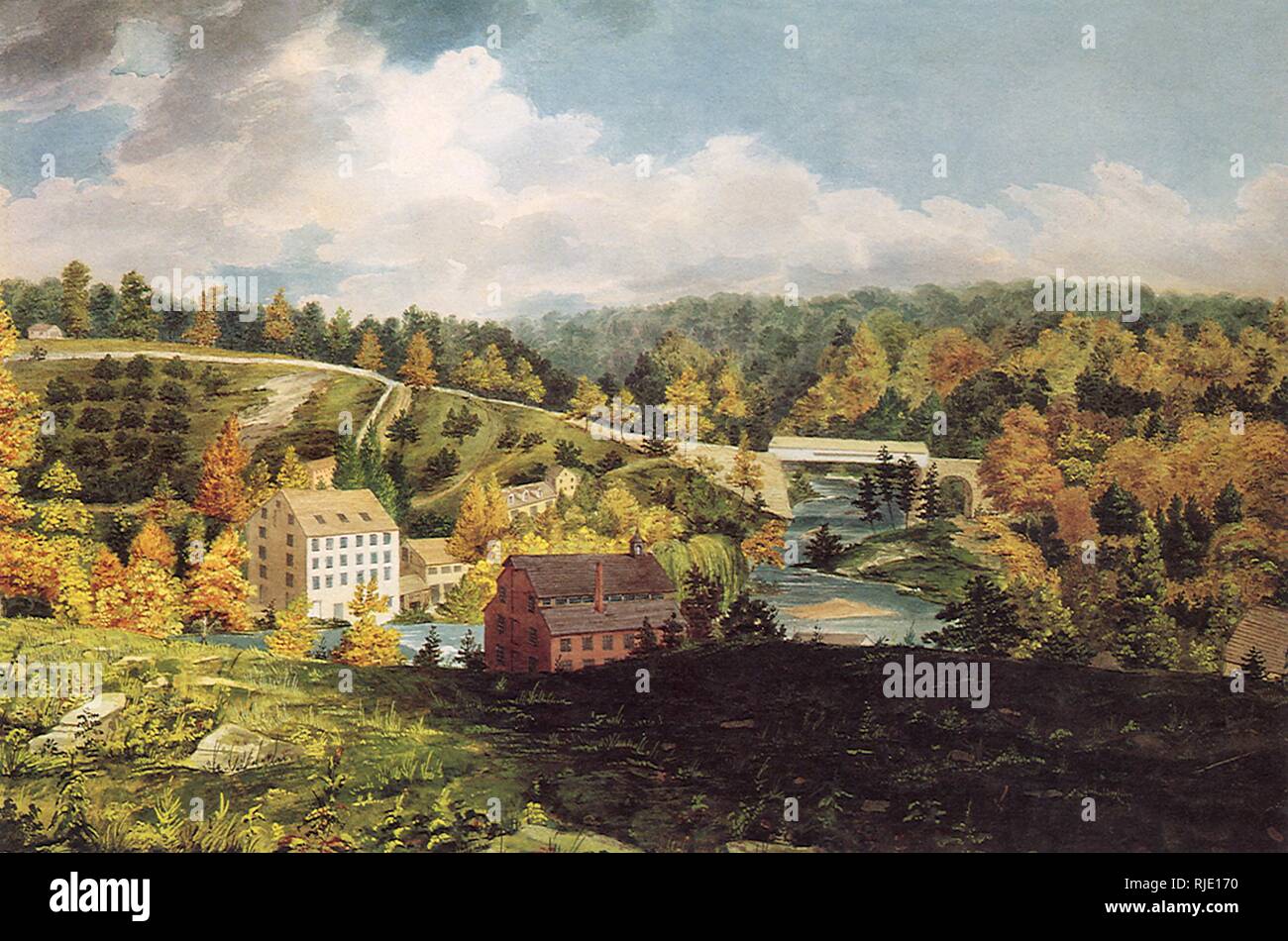 Mill on the Brandywine Stock Photo - Alamy