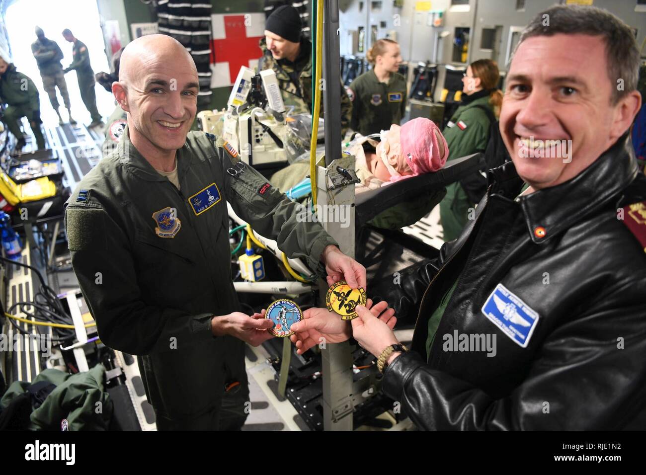 U.S. Air Force Capt. Arik Carlson, 10th Expeditionary Aeromedical ...