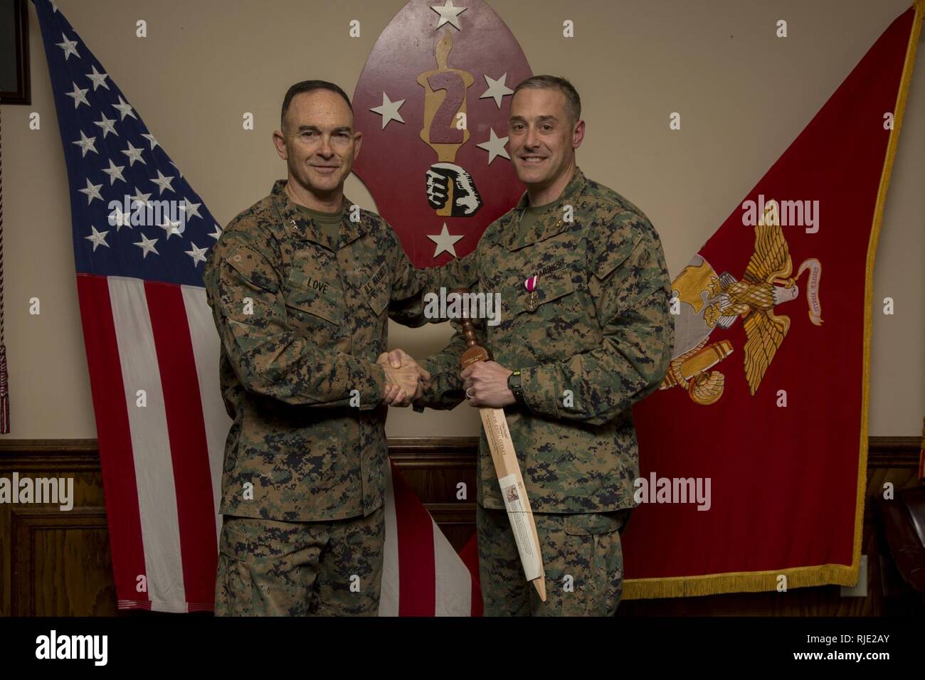 U.S. Marine Corps Maj. Gen. John K. Love, commanding general, 2nd ...