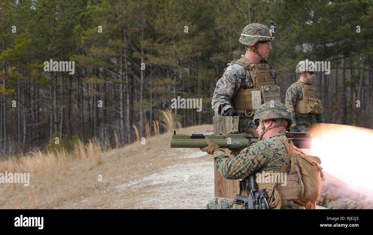 A Marine with 3rd Battalion, 6th Marine Regiment, 2nd Marine Division ...