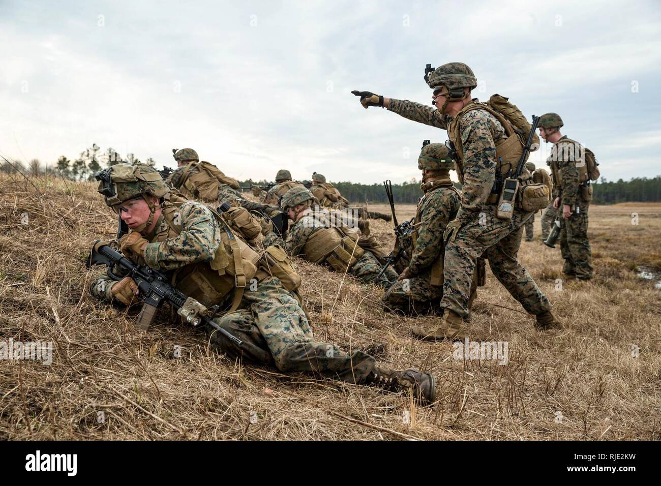 U.S. Marines and Sailors with Battalion Landing Team, 2nd Battalion ...