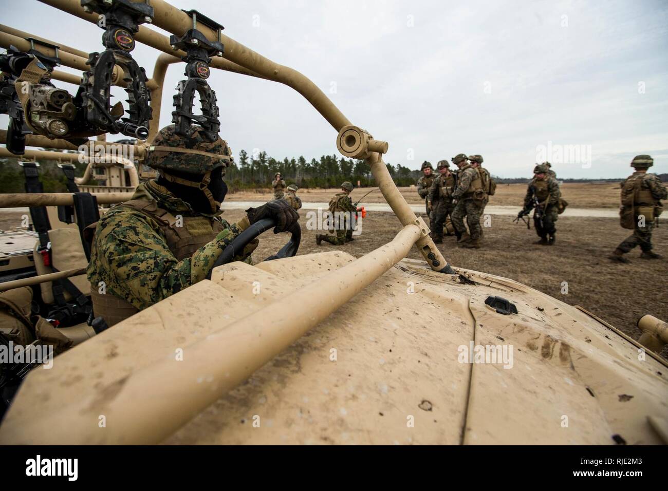 A U.S. Marine with Battalion Landing Team, 2nd Battalion, 6th Marine ...