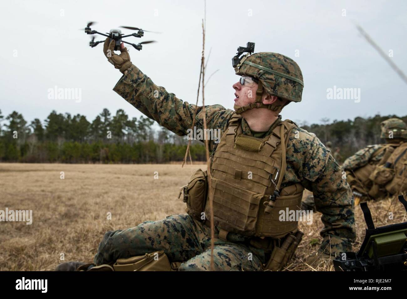 U.S. Marine Lance Cpl. James R. Fiers, Jr., a rifleman with Battalion ...