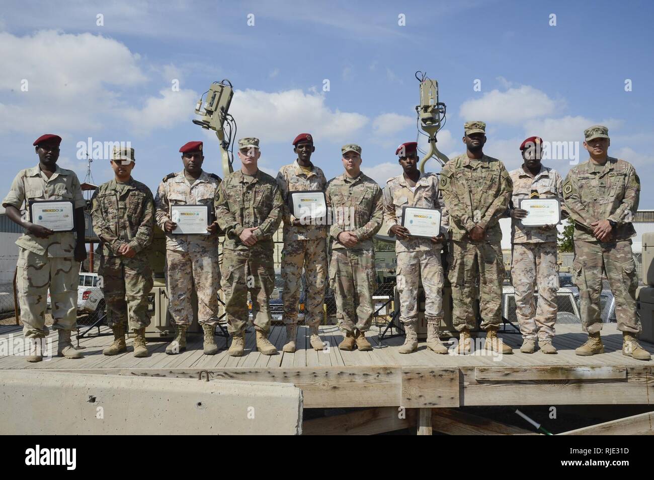U.S. Soldiers assigned to the Combined Joint Task Force - Horn of ...