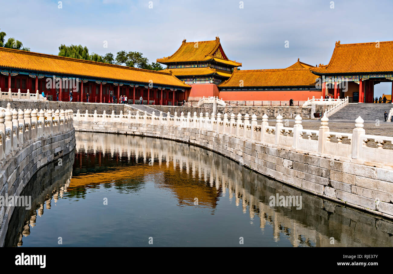 Forbidden City Moat Stock Photo - Alamy