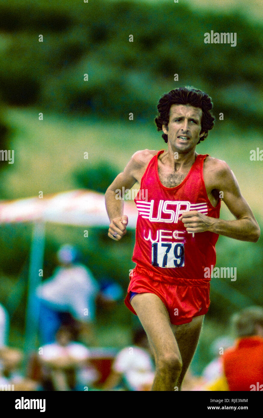 Frank Shorter competing in the 1979 National Sports Festival Stock ...
