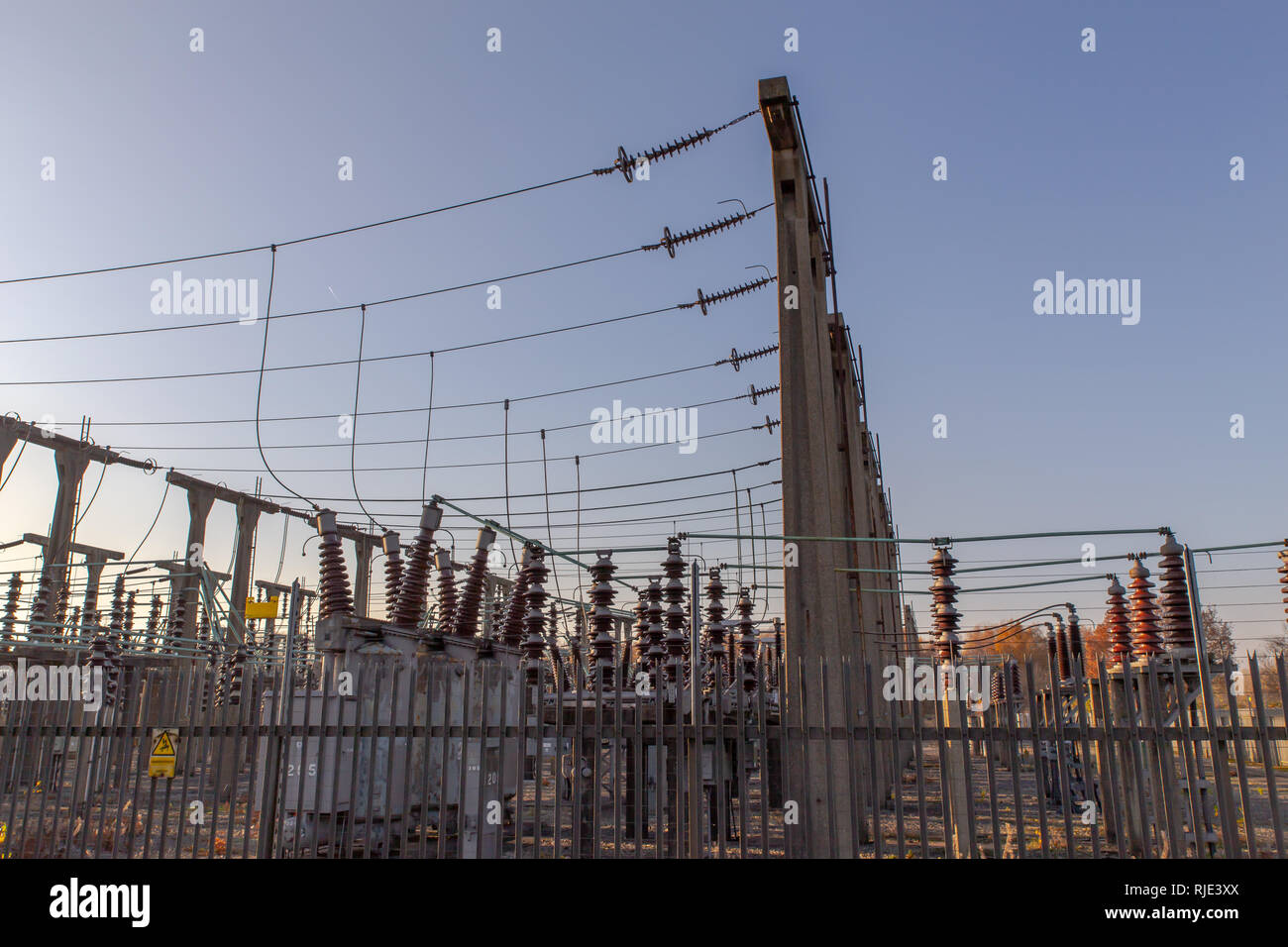 High voltage substation hi-res stock photography and images - Alamy