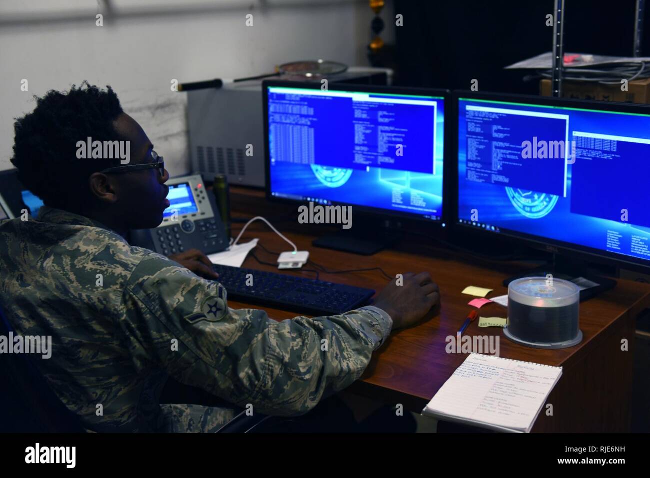 U.S. Air Force Airman Justin Wilson, 39th Communications Squadron ...
