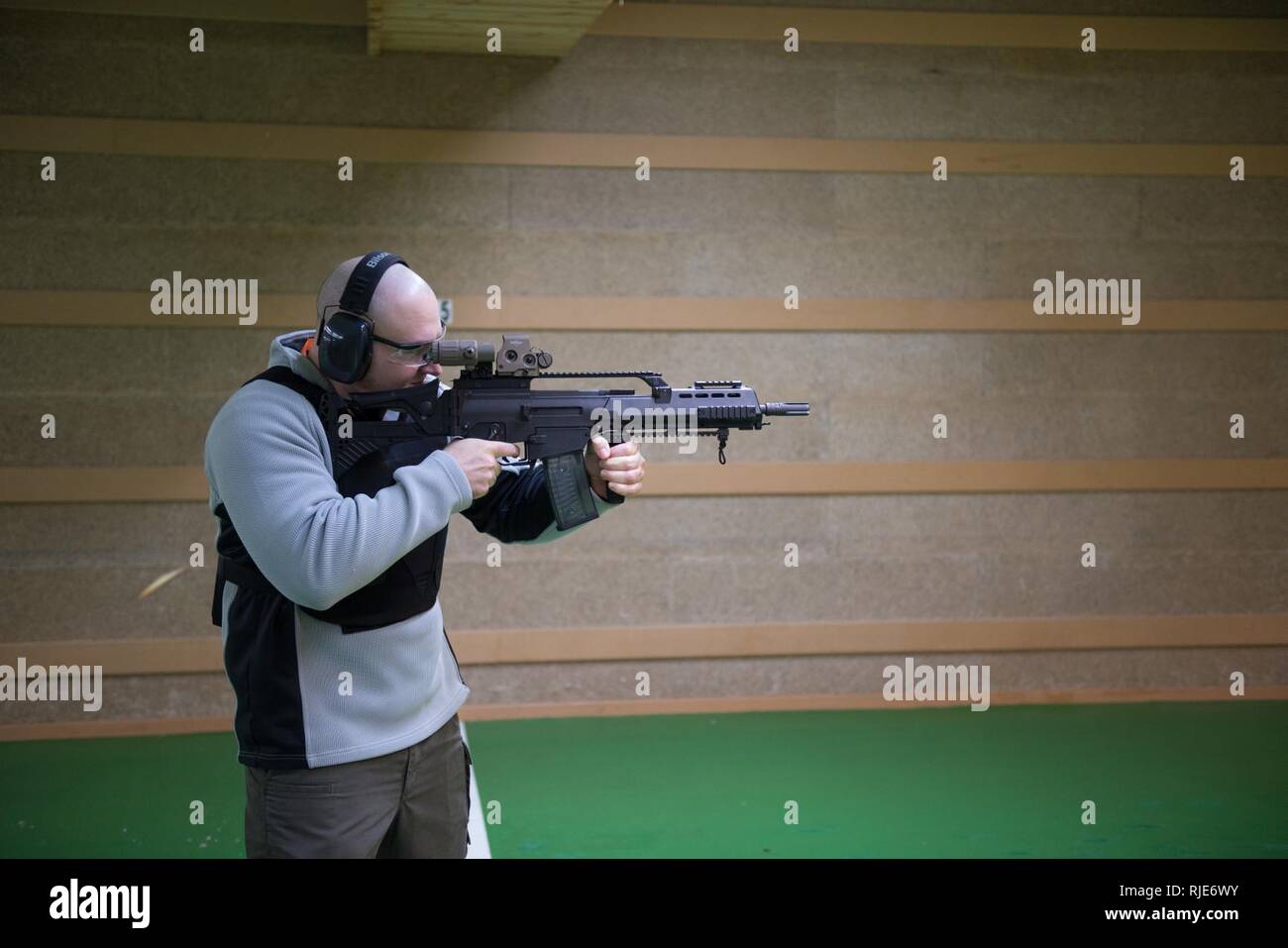 A U.S. member of the Supreme Allied Commander Europe (SACEUR) Security ...