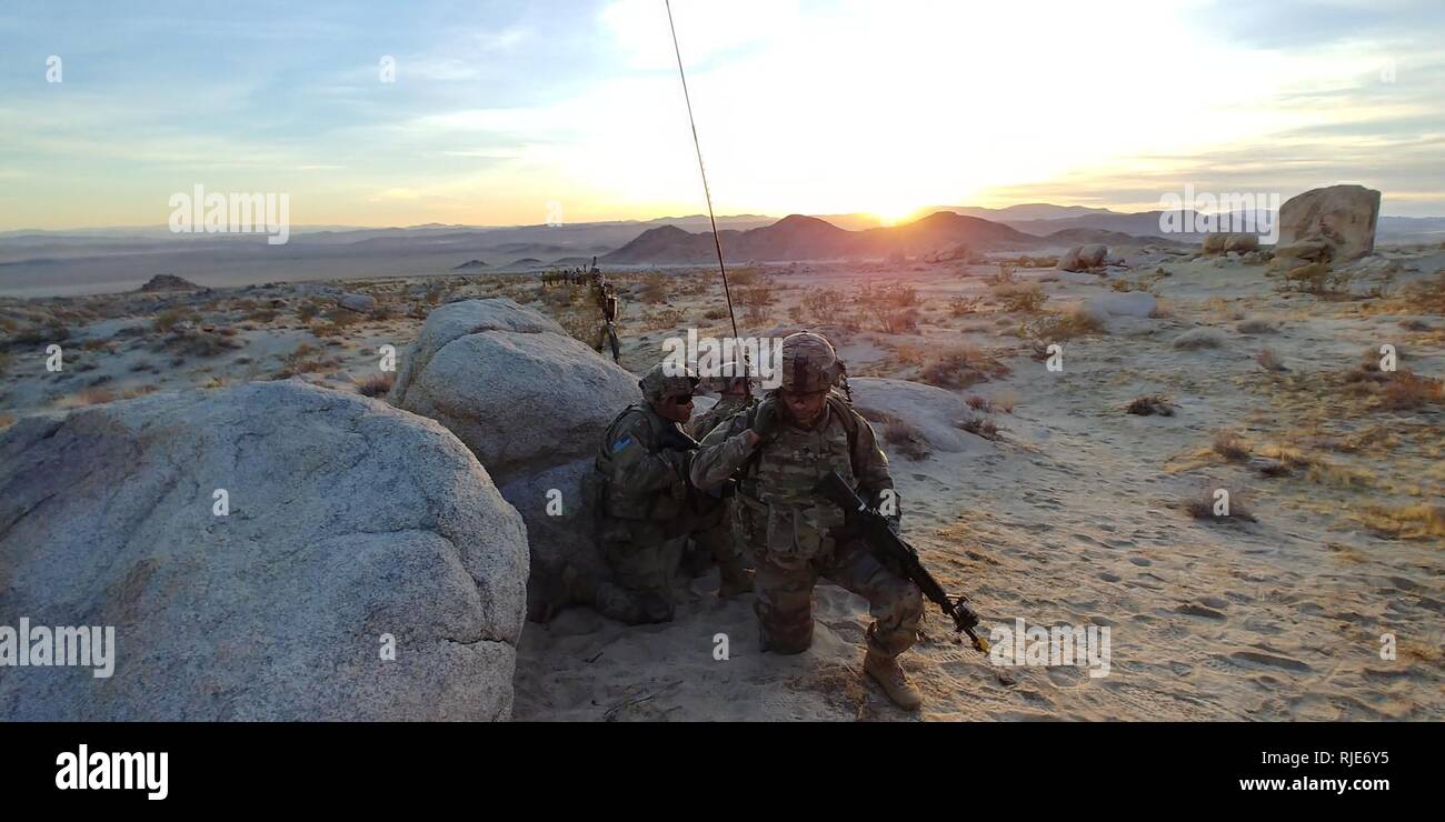 FORT IRWIN, Calif. -- Soldiers from the Expeditionary Cyber Support ...