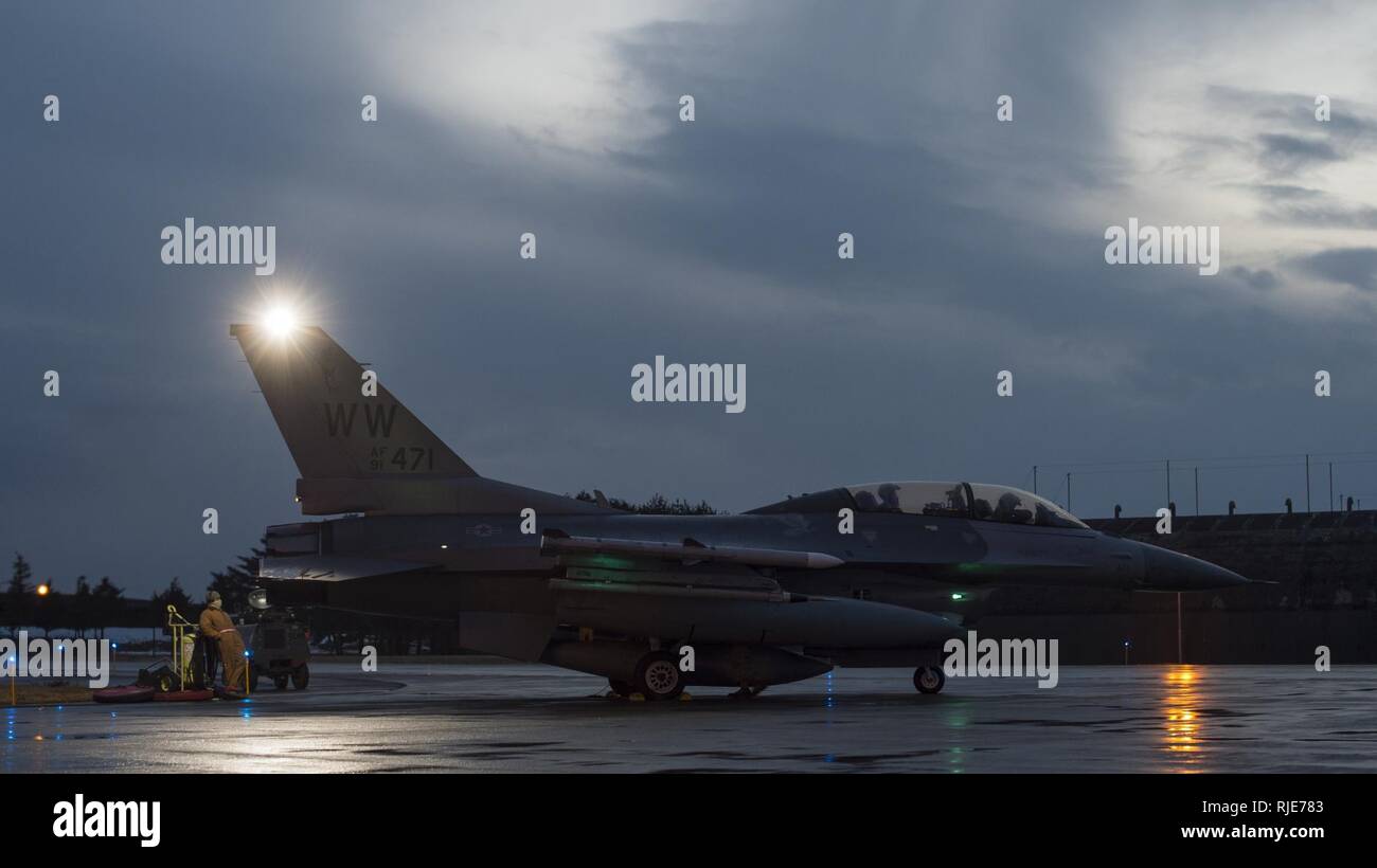 U.S. Air Force Capt. Daniel Brom, a 13th Fighter Squadron F-16 Fighting ...