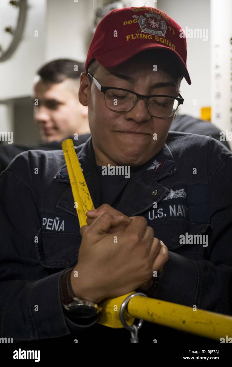 ATLANTIC OCEAN (March 20, 2018) Damage Controlman 2nd Class Jasmine ...