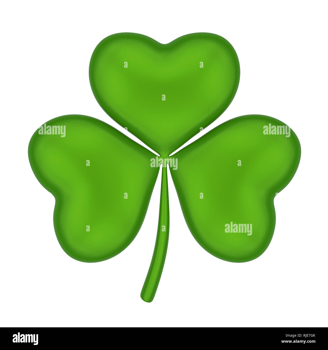 Shamrock St. Patrick's Day Isolated Stock Photo - Alamy