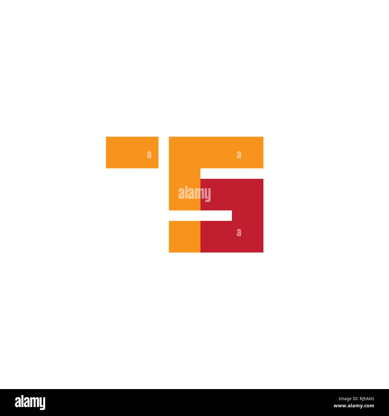 Letter blue black logo hi-res stock photography and images - Alamy