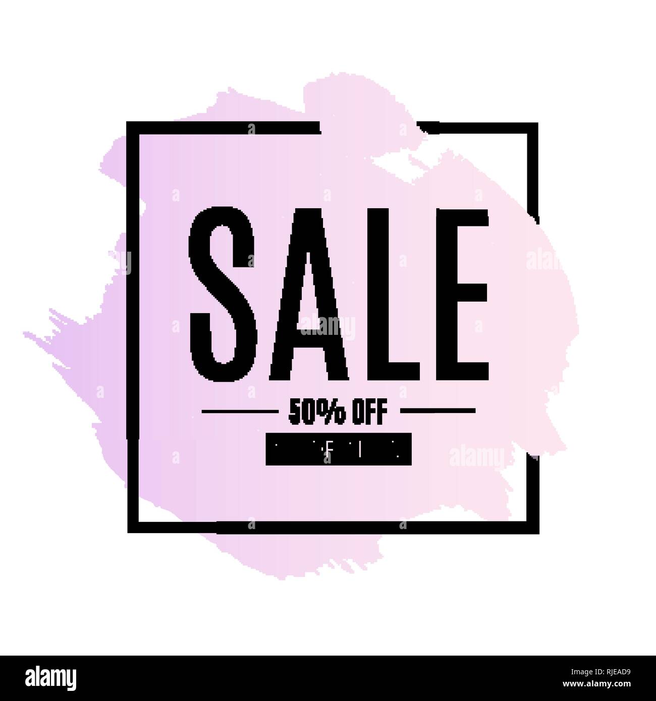 Sale and discount promo backgrounds with abstract pattern. Vector ...