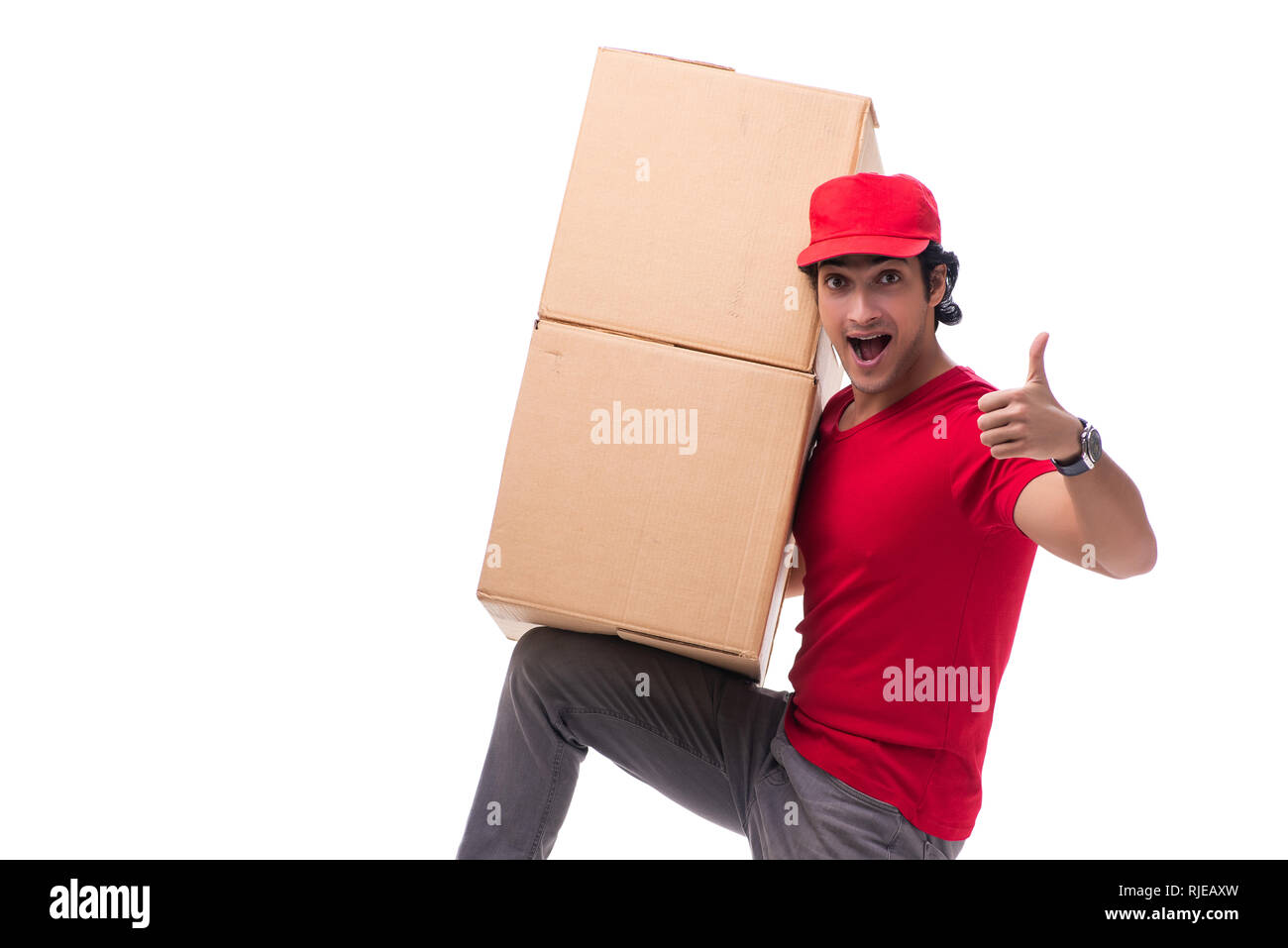 Courier mailbox Cut Out Stock Images & Pictures - Alamy