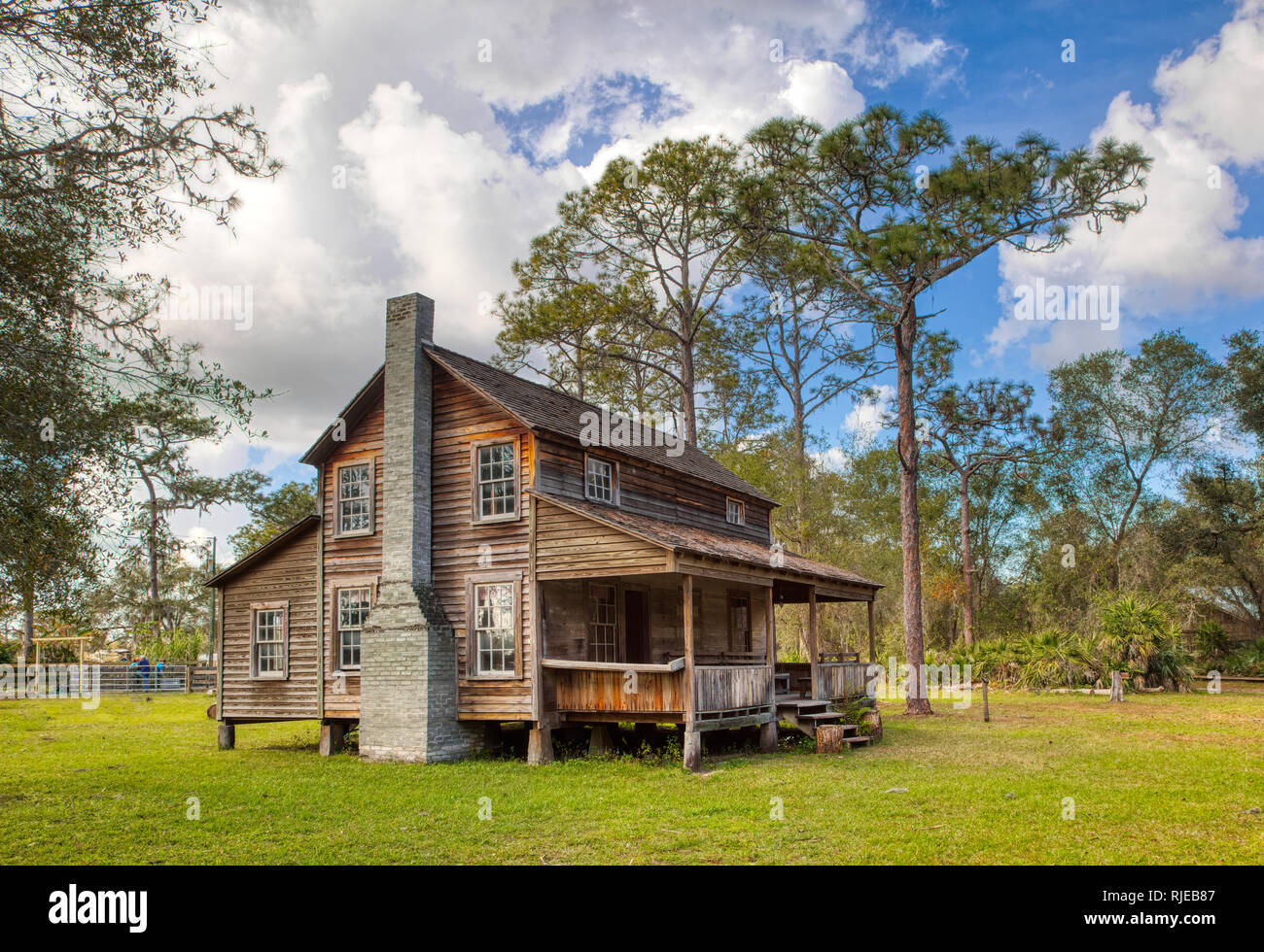Tatum House at Crowley Museum & Nature Center in Sarasota Florida Stock ...