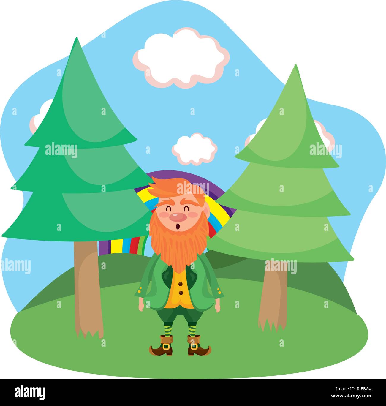 Leprechaun Rainbow High Resolution Stock Photography and Images - Alamy