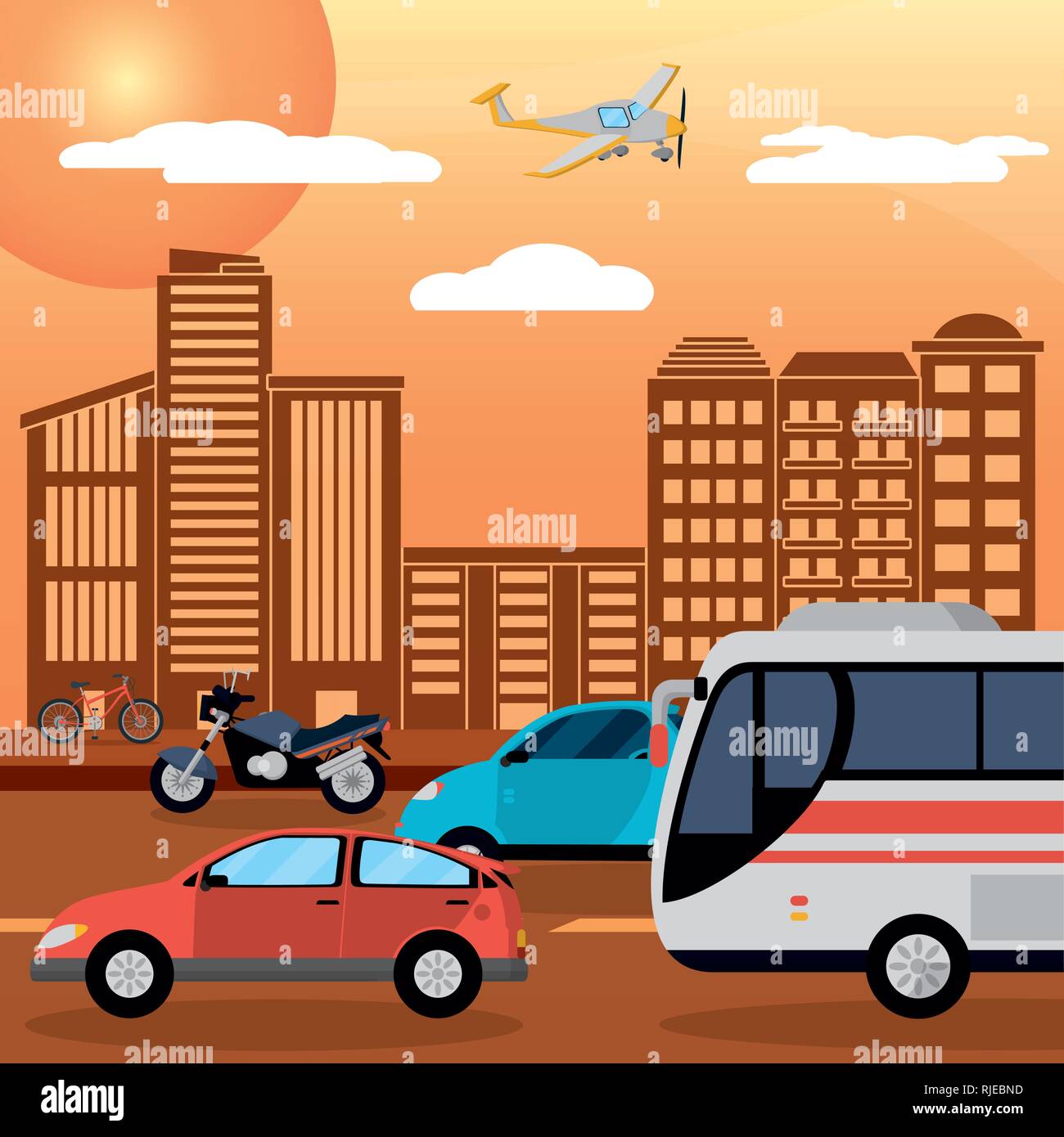 Traffic sunlight Stock Vector Images - Alamy