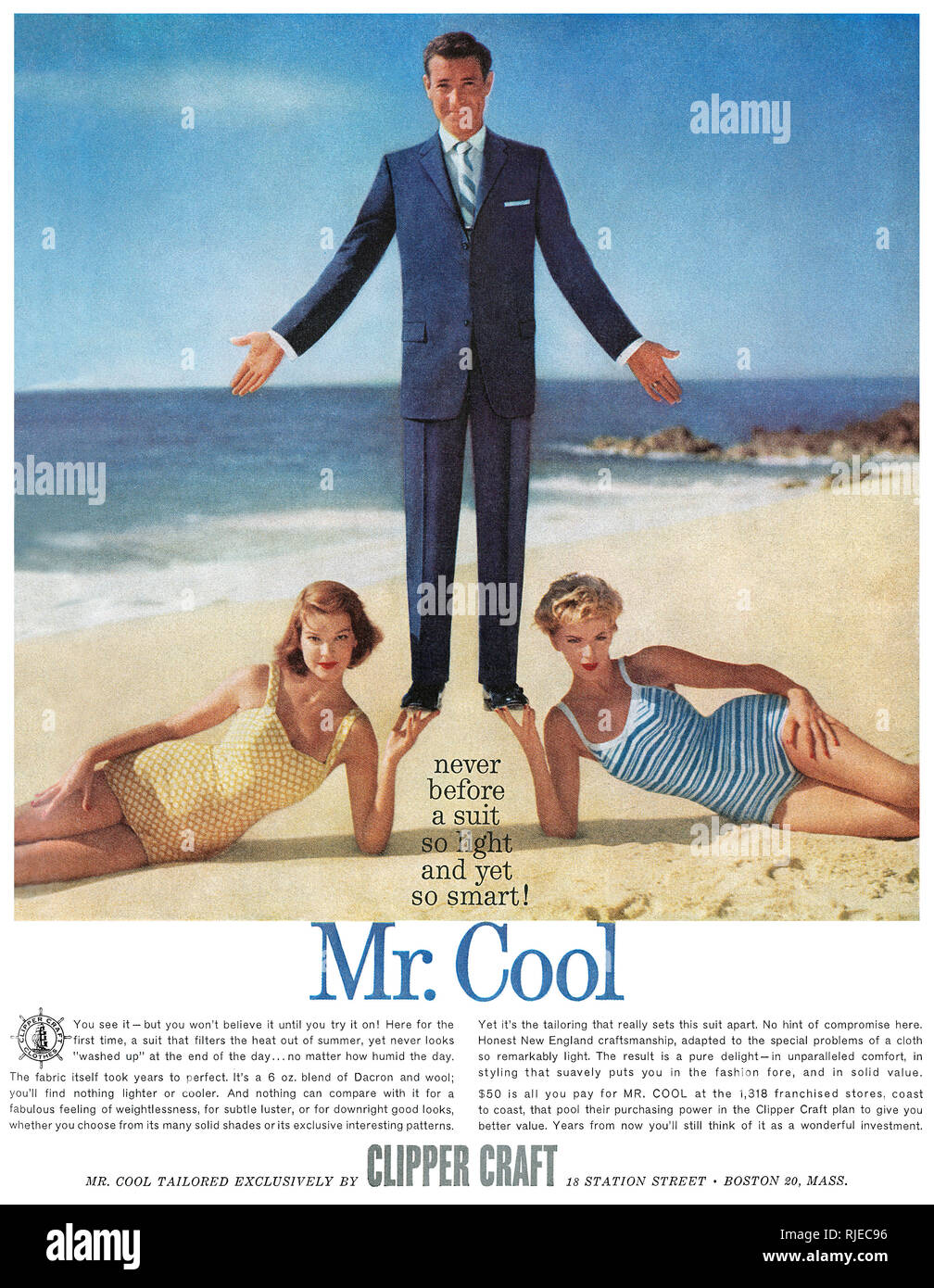 Vintage mens suit advertisement hi-res stock photography and images - Alamy