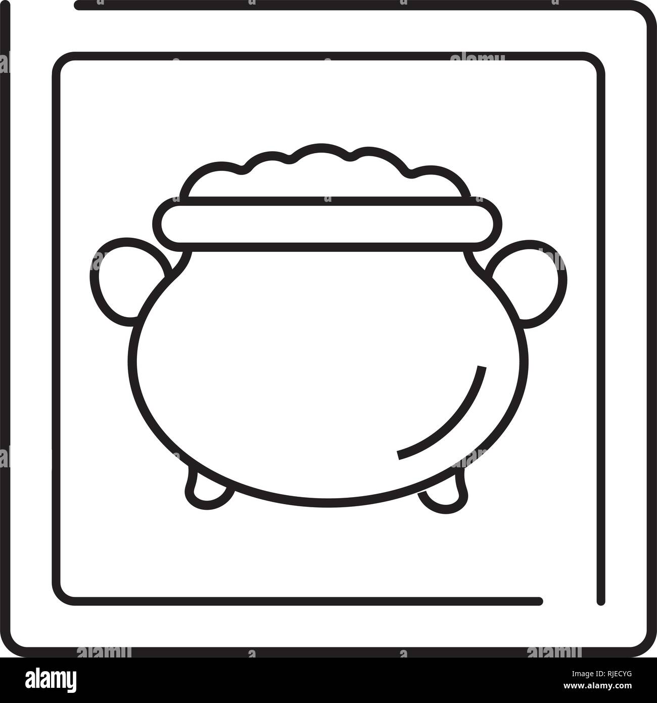 gold coin pot cartoon Stock Vector Image & Art - Alamy