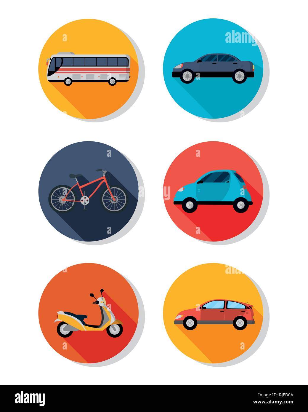 public transport vehicles icon Stock Vector Image & Art - Alamy