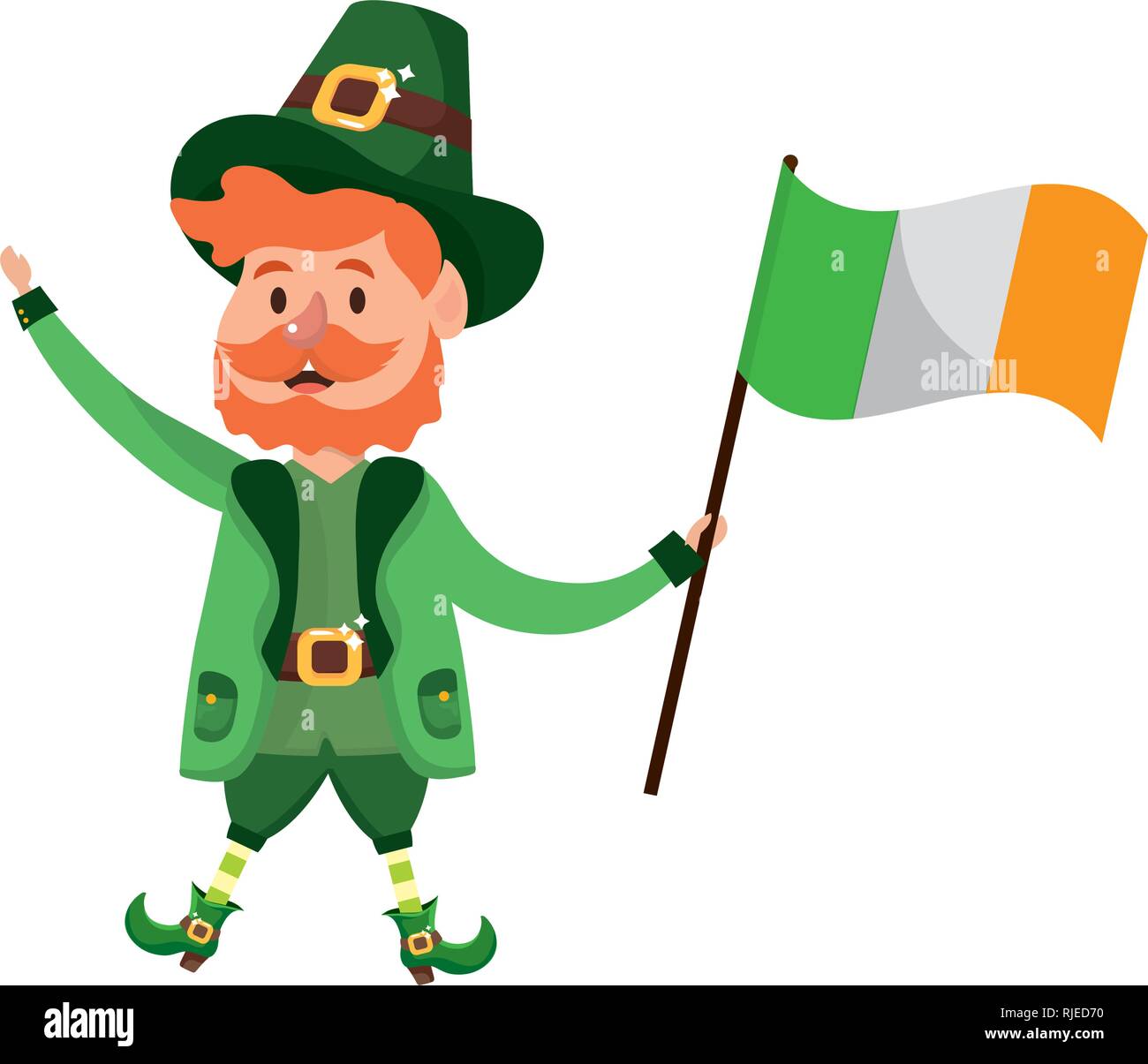 dwarf man holding flag Stock Vector Image & Art - Alamy