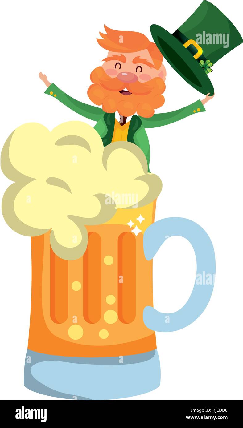 dwarf man holding beer glass Stock Vector Image & Art - Alamy