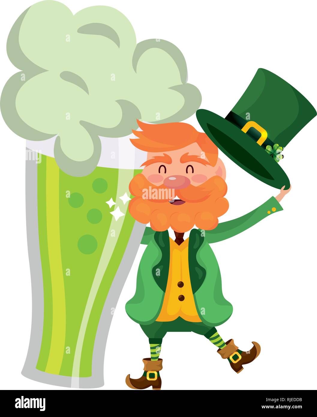 dwarf man holding beer glass Stock Vector Image & Art - Alamy
