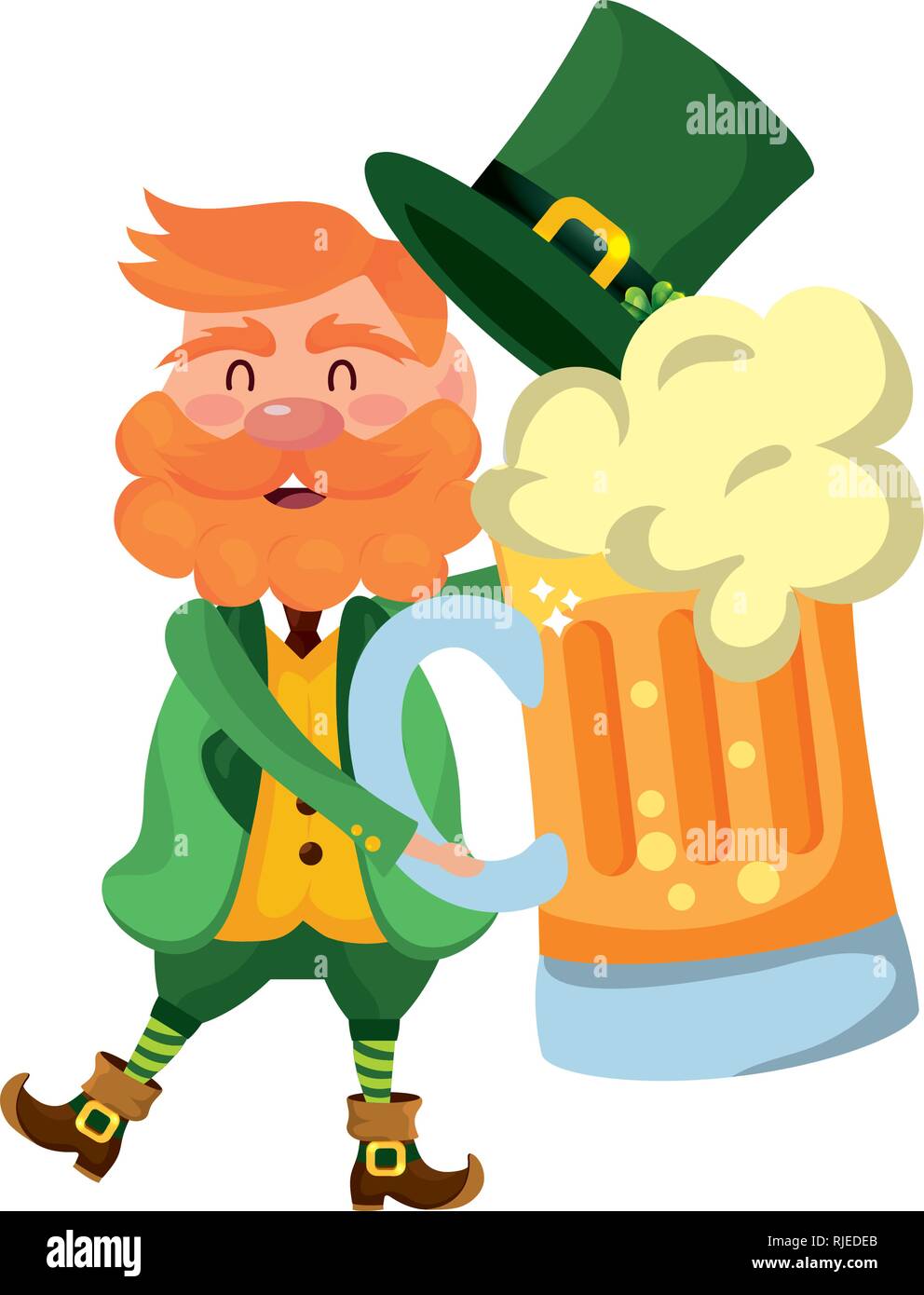 dwarf man holding beer glass Stock Vector Image & Art - Alamy