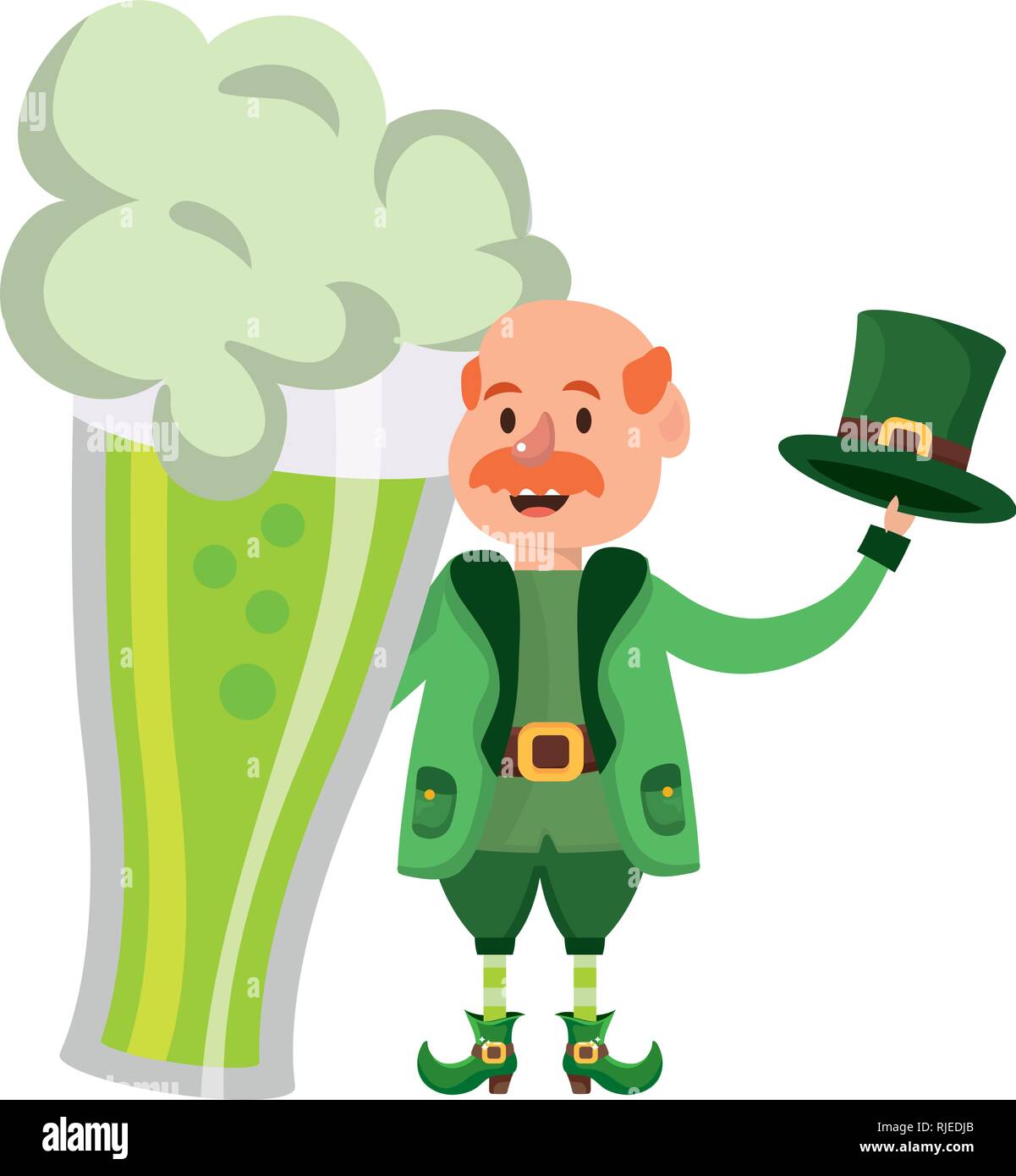 dwarf man holding beer glass Stock Vector Image & Art - Alamy