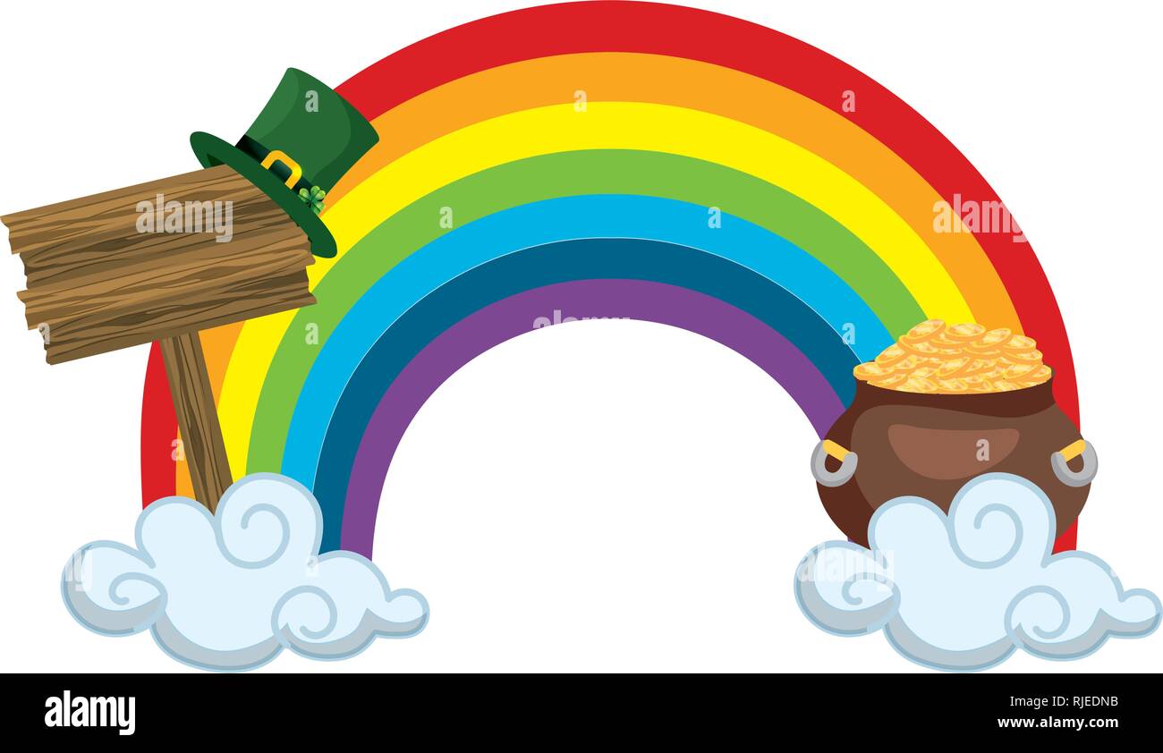 Pot Of Gold Rainbow Stock Photos & Pot Of Gold Rainbow Stock Images - Alamy