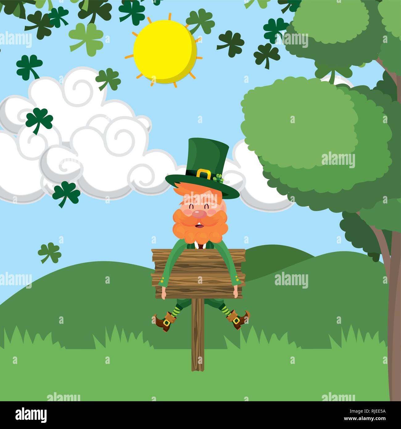 Irish road sign Stock Vector Images - Alamy