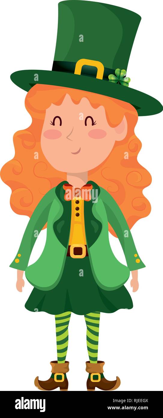 st patricks day elf Stock Vector Image & Art - Alamy