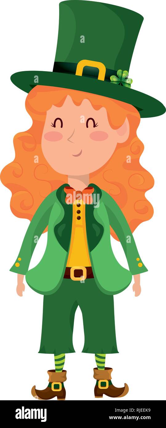 st patricks day elf Stock Vector Image & Art - Alamy