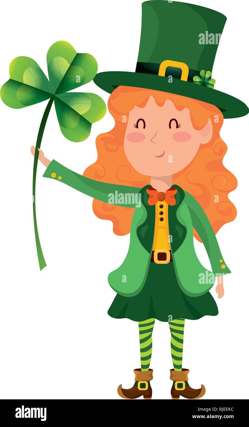 st patricks day elf Stock Vector Image & Art - Alamy
