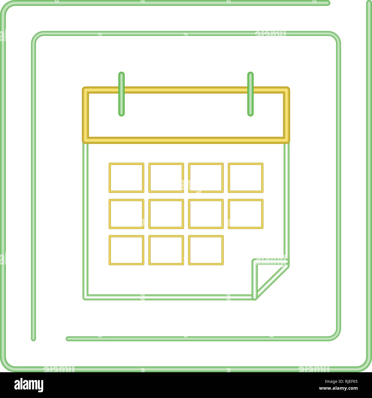 paper calendar cartoon Stock Vector Image & Art - Alamy