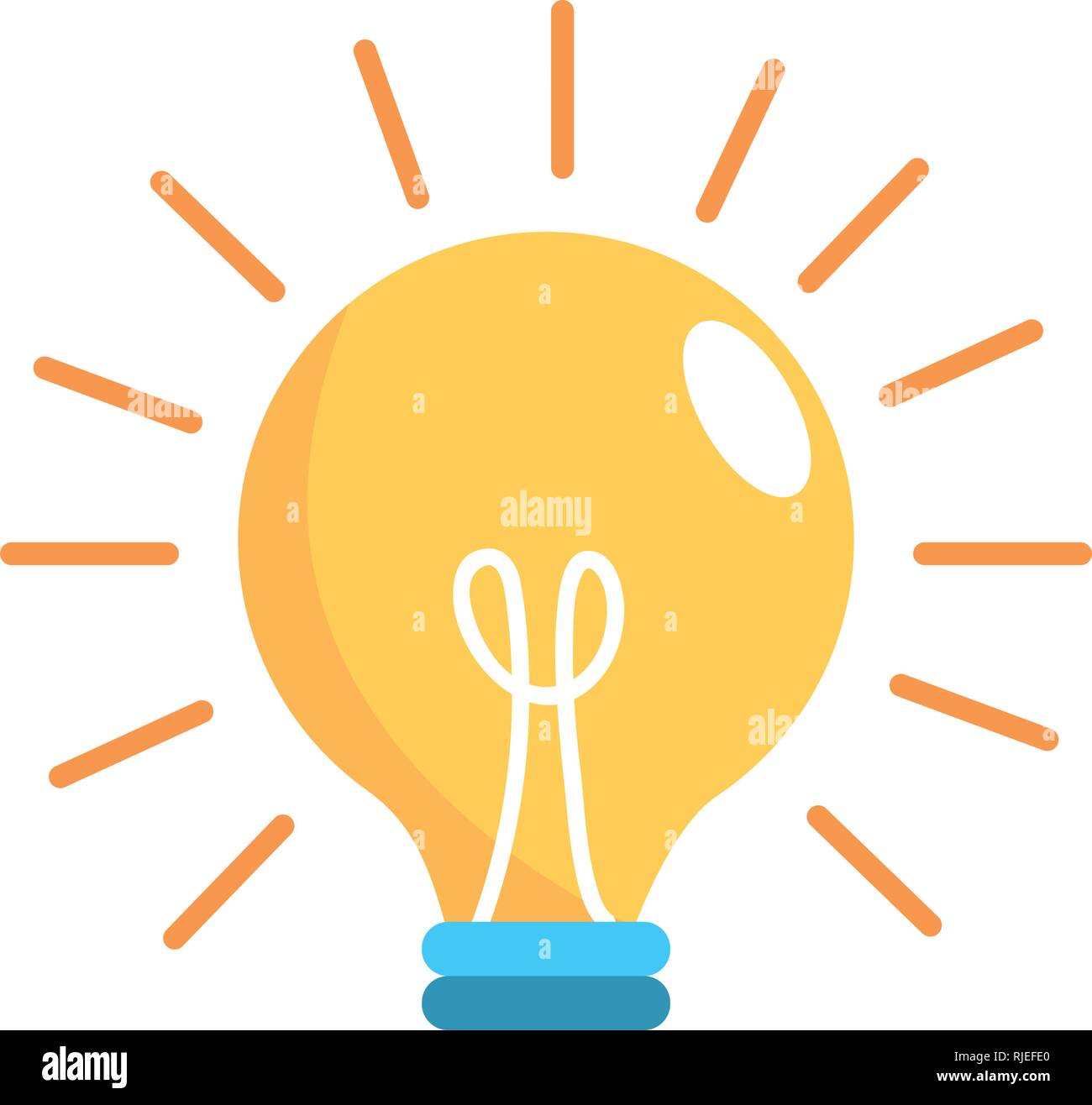 light bulb cartoon Stock Vector Image & Art - Alamy