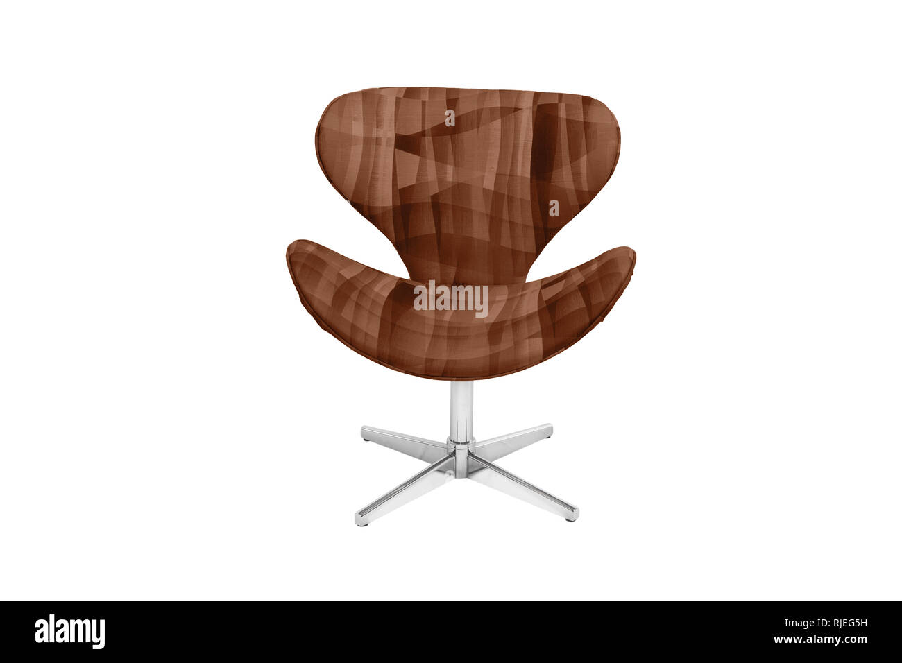 Modern designer chair on white background. Texture chair Stock Photo ...