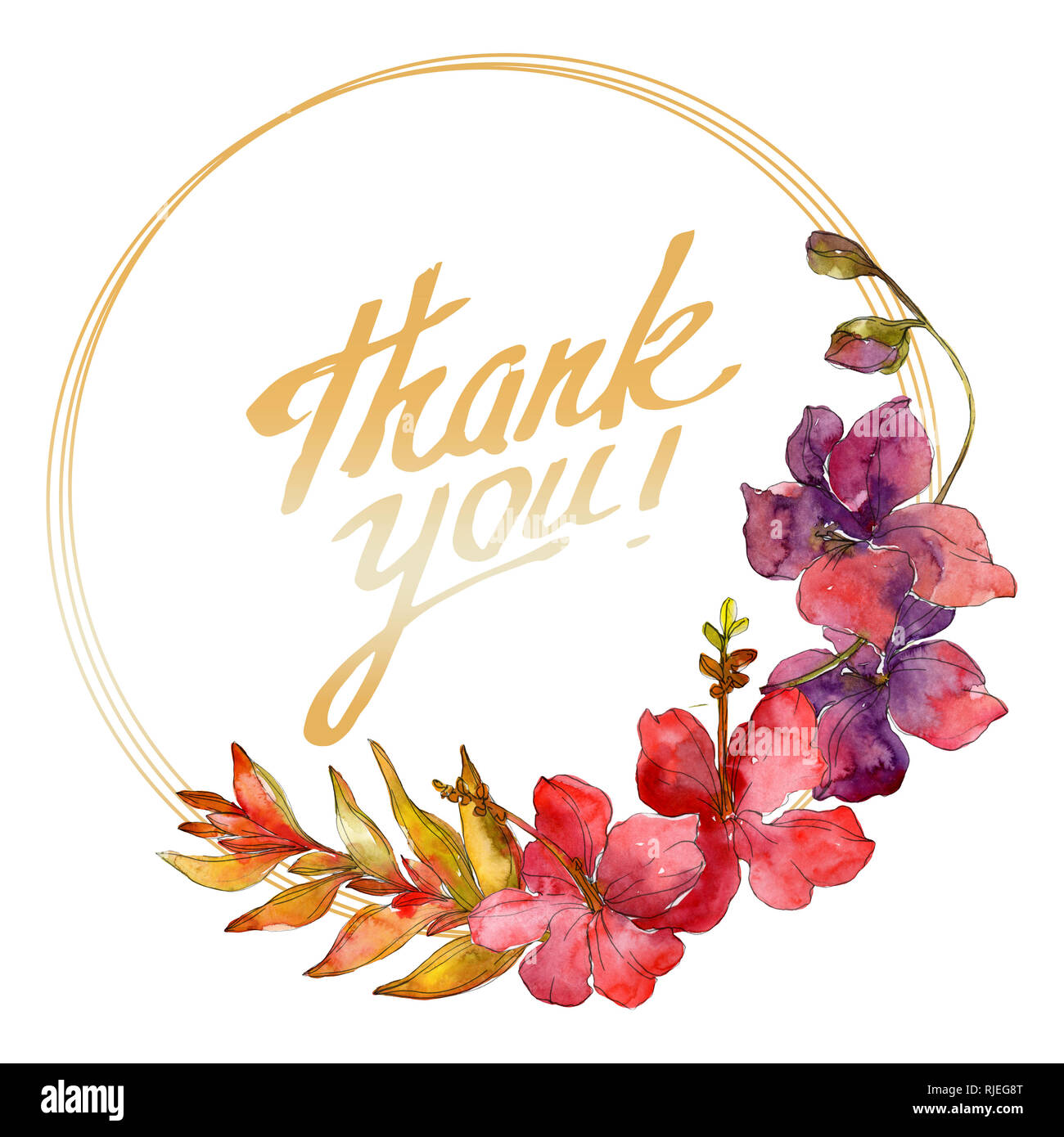 Loral leaves Cut Out Stock Images & Pictures - Alamy