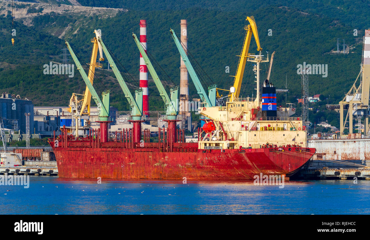 A bulk carrier in a port. Bulk freighter, or colloquially, bulker is a ...