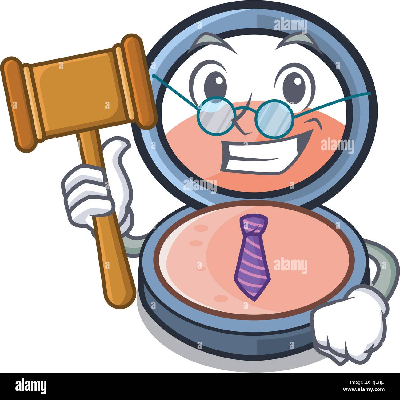 Judge blush is isolated with the cartoons Stock Vector Image & Art - Alamy