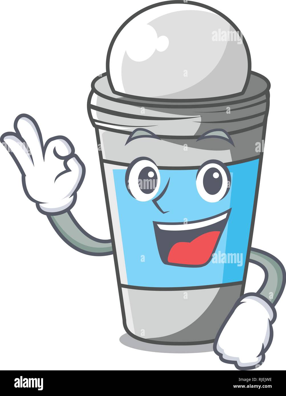 Okay roll on deodorant in cartoon bottle Stock Vector Image & Art - Alamy