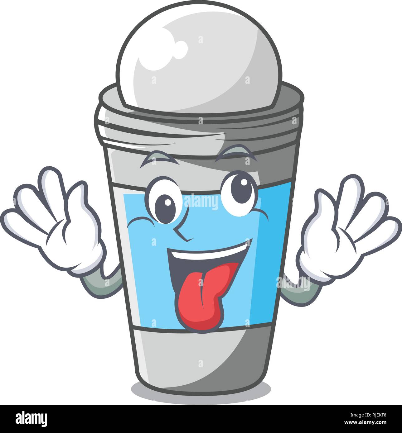 Crazy roll on deodorant isolated with cartoon Stock Vector Image & Art ...