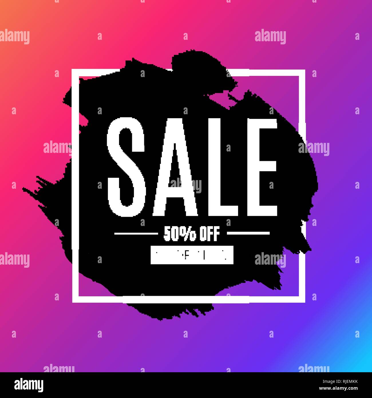Sale and discount promo backgrounds with abstract pattern. Vector ...