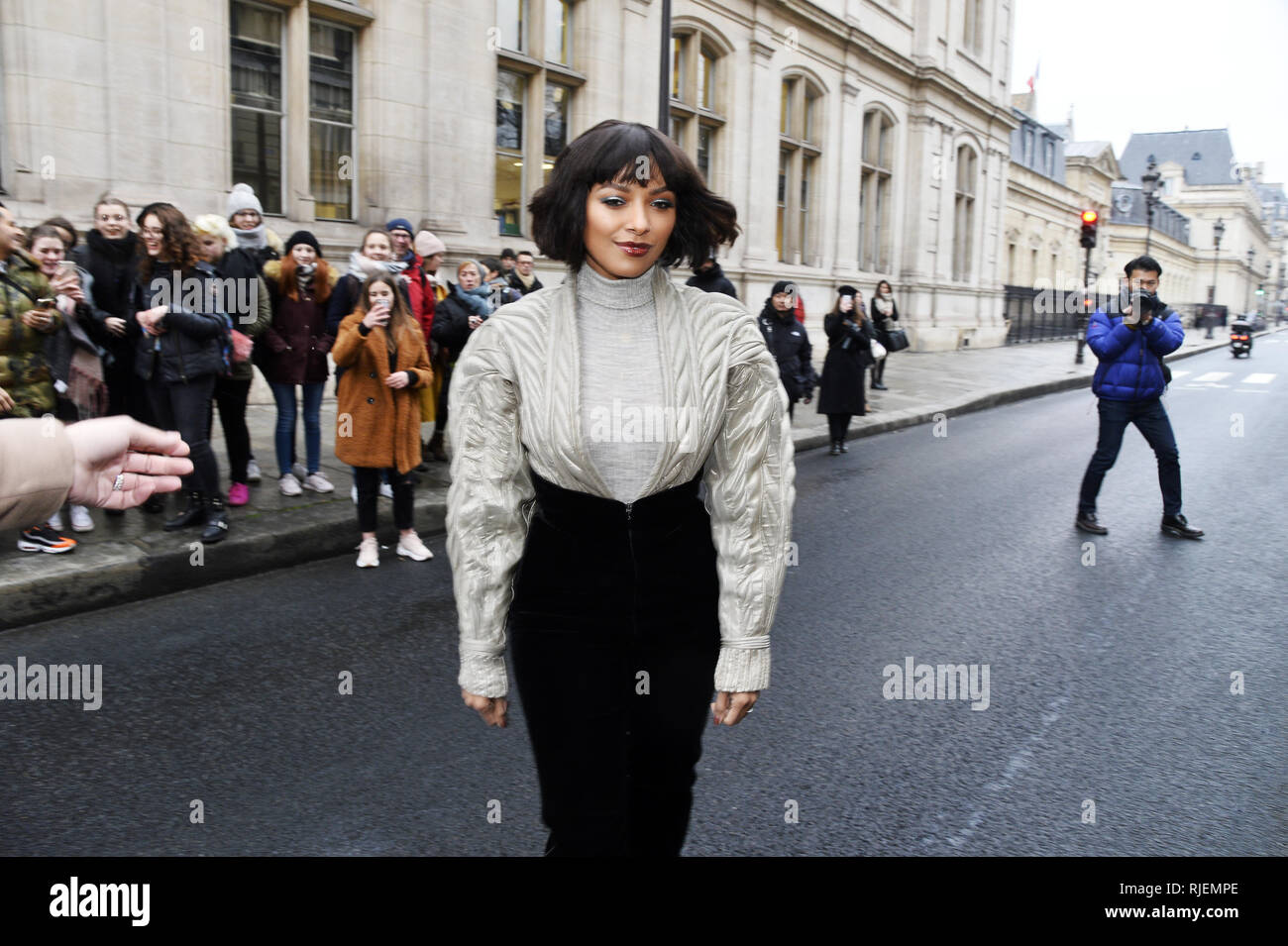 Kat Graham at Paris Fashion Week - Haute Couture Spring/Summer 2019/ ...