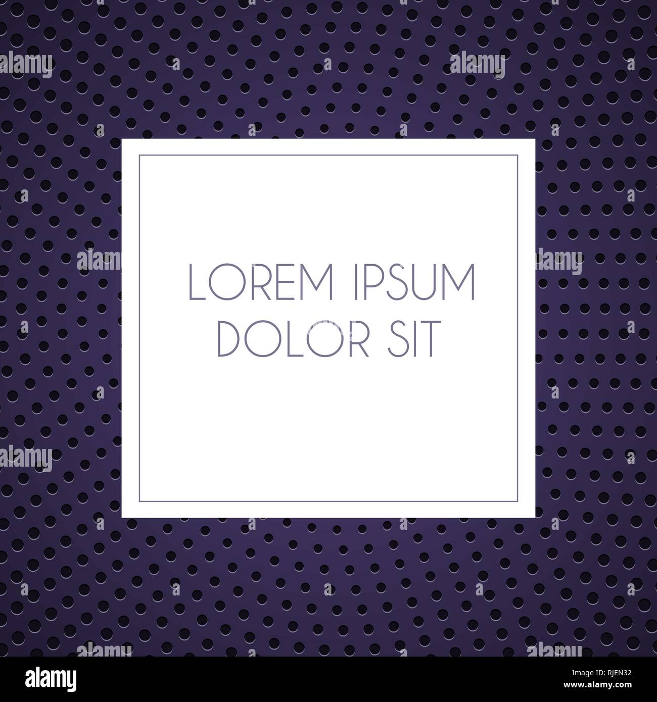 Abstract gradient dotted pattern background with white frame. Vector ...