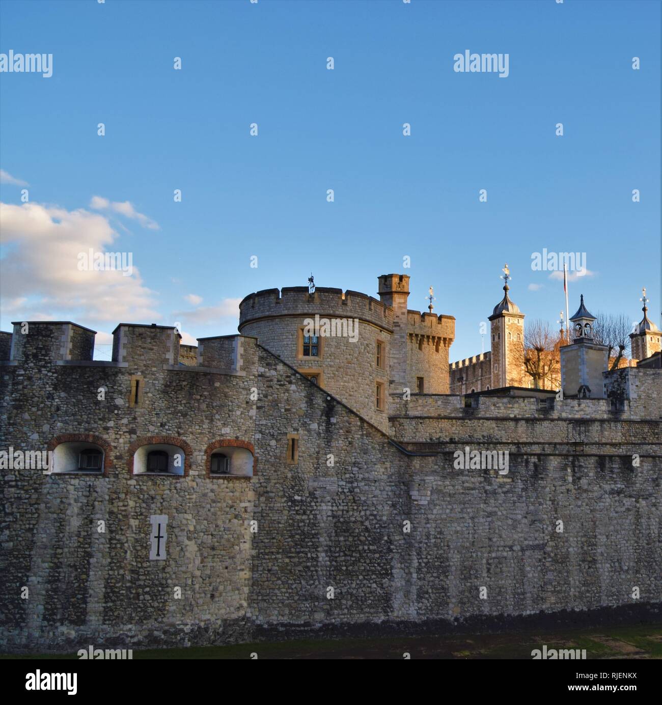 Tower Of London exterior, United Kingdom Stock Photo - Alamy